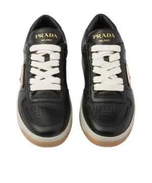 Prada Triangle-logo Lace-up Sneakers