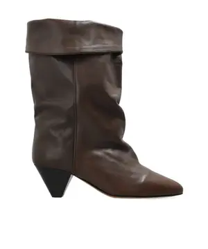 Isabel Marant Étoile Dalby Short Boots - Deep Bronze