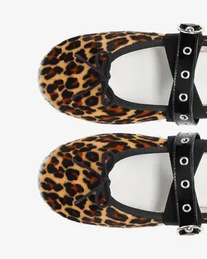 Repetto Studded Strap Ballet Flats