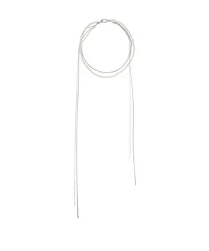 ALLSAINTS Multi-strand Necklace With Engraved Clasp