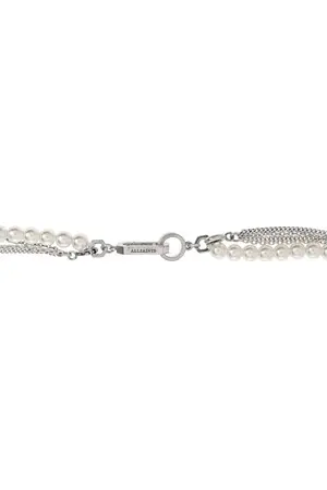 ALLSAINTS Multi-strand Necklace With Engraved Clasp