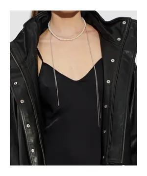 ALLSAINTS Multi-strand Necklace With Engraved Clasp