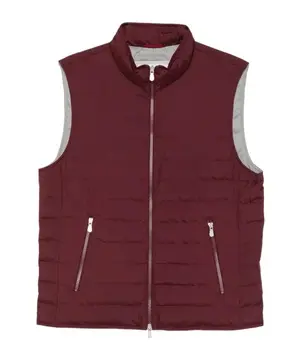 Brunello Cucinelli Padded Gilet - Red