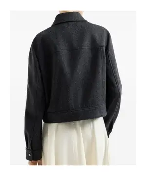 Brunello Cucinelli Collared Long-sleeved Casual Jacket