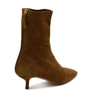 AQUAZZURA Montmartre Pointed Toe Ankle Boots