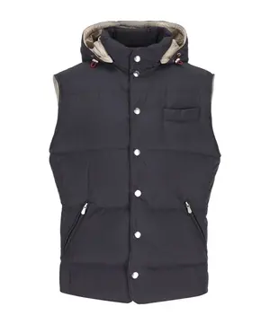 Brunello Cucinelli Hooded Down Gilet