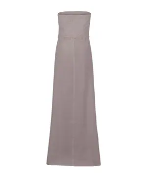 Ermanno Scervino Lace-panel Strapless Maxi Dress