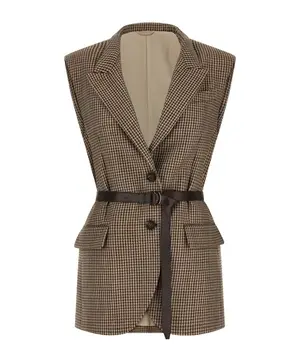 Brunello Cucinelli Belted Waistcoat