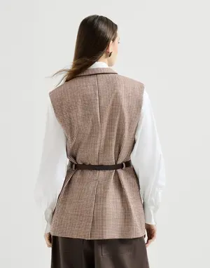 Brunello Cucinelli Sleeveless Belted Waistcoat - Brown