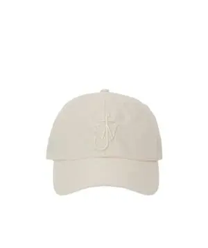 J.W.ANDERSON Jw Anderson Logo Embroidered Hat - White
