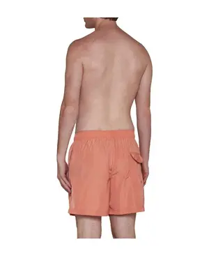 Palm Angels Logo-printed Drawstring Swim Shorts
