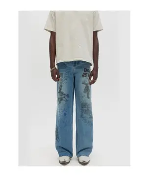 DOMREBEL Belt-loop Jeans