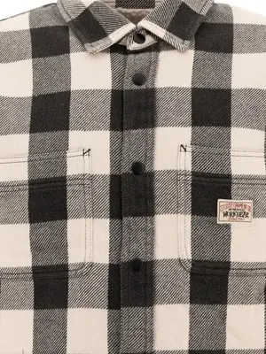 StÜssy Buffalo Plaid Curved Hem Shirt