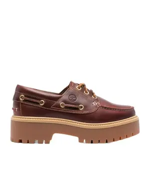 Timberland Lug-sole Boat Lace-up Shoes - Brown