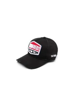 Dsquared2 Logo Patch Baseball Cap - Black