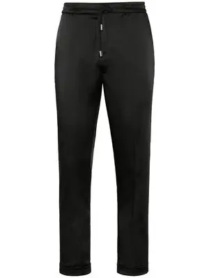 Philipp Plein Satin Tailored Trousers - Black