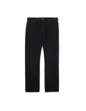 LEVI'S 501 Logo Patch Straight Leg Jeans - Black