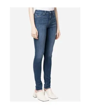 Emporio Armani Embroidered-logo Skinny Jeans