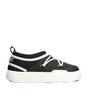 Moon Boot Park Icon Round Toe Sneakers - Black