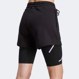 Adidas By Stella McCartney Logo-printed Drawstring Track Shorts
