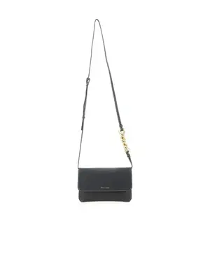 J.W.ANDERSON Jw Anderson Logo Printed Foldover Top Shoulder Bag - Black