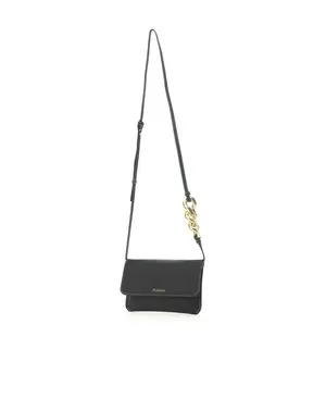 J.W.ANDERSON Jw Anderson Logo Printed Foldover Top Shoulder Bag
