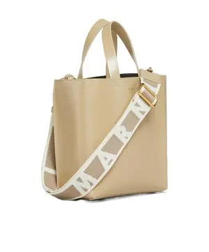 Marni Museo Logo Printed Mini Tote Bag