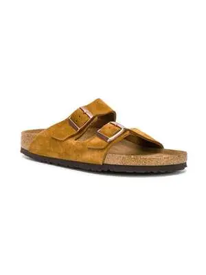 BIRKENSTOCK Buckle Detailed Slip-on Sandals - Brown
