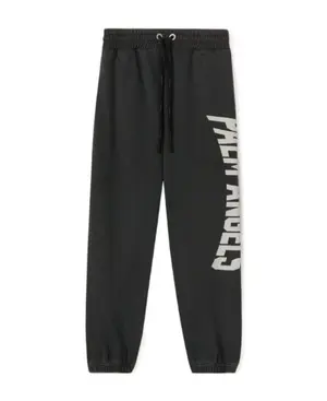 Palm Angels Logo Printed Drawstring Sweatpants - Black