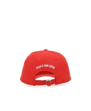 Dsquared2 Icon Logo Embroidered Distressed Baseball Cap