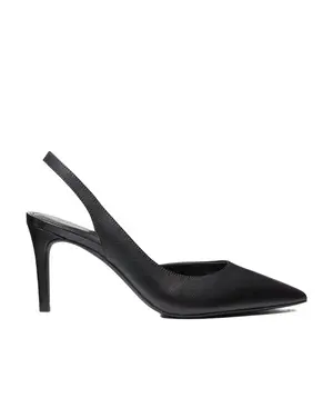 Michael Kors Chelsea Slingback Pointed-toe Pumps - Black