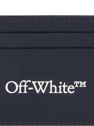 Off-White Bookish Logo Printed Cardholder