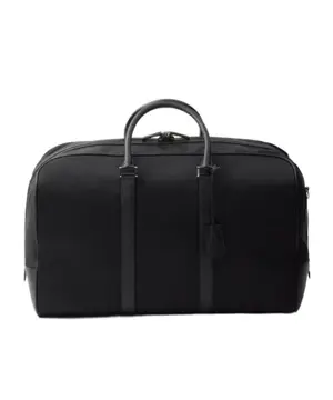 Prada Triangle-logo Zipped Duffle Bag