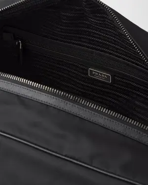 Prada Triangle-logo Zipped Duffle Bag