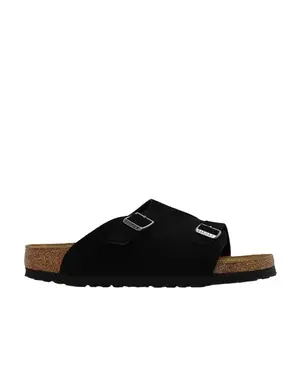 BIRKENSTOCK Double Buckled Slip-on Sandals - Black