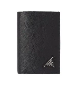 Prada Small Saffiano Leather Wallet - Black