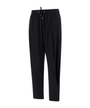 Herno Lightweight Drawstring Cropped Trousers