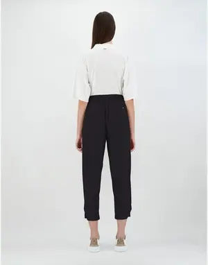 Herno Lightweight Drawstring Cropped Trousers