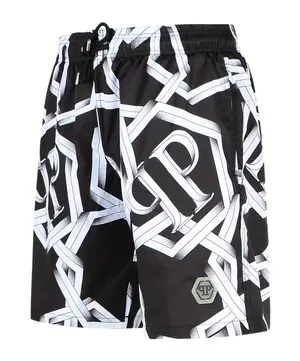 Philipp Plein Swim Boxers With Drawstring Waist