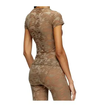 DIESEL® Kasia-utlt Short Sleeved Lace Top
