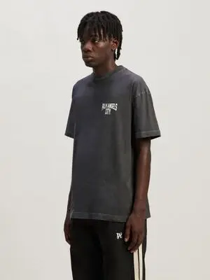Palm Angels Logo Printed Crewneck T-shirt