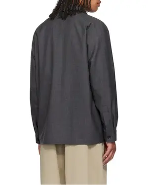 LEMAIRE Long-sleeved Button-up Tailored Overshirt