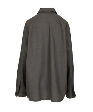 LEMAIRE Long-sleeved Button-up Tailored Overshirt