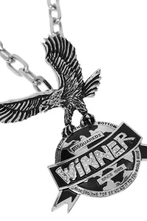 Dsquared2 Logo Charm Necklace