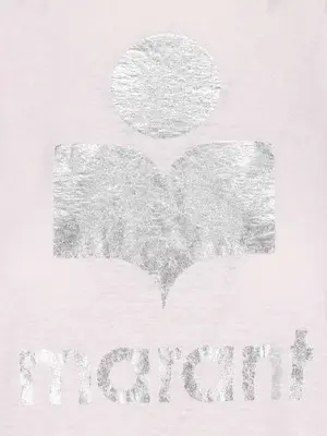 Isabel Marant Étoile Zewel" Logo Printed Crewneck T-shirt