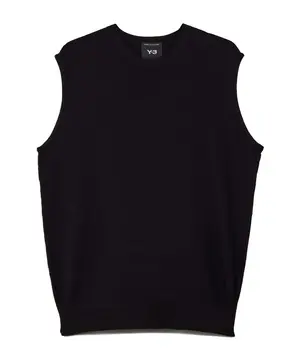 Y3 Graphic Knitted Vest - Black