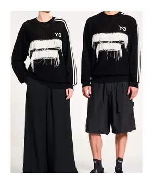 Y3 Graphic Knit Crewneck Jumper