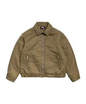 StÜssy Zip-up Bomber Jacket - Brown