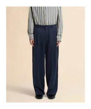 Marni Pleated Wide-leg Trousers