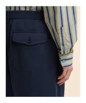 Marni Pleated Wide-leg Trousers